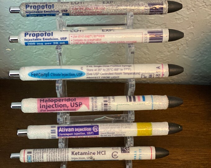 Nurse Pen/ Propofol/ketamine/ativan/fentanyl/haldol Pens - Etsy