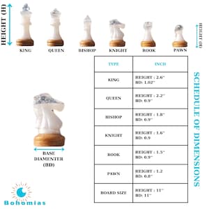 Beach Chess Set With Natural Wooden Storage, Ocean Beach Themed Resin ...