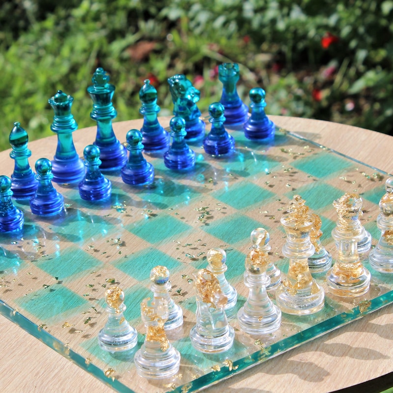 Modern Chess Set - Etsy