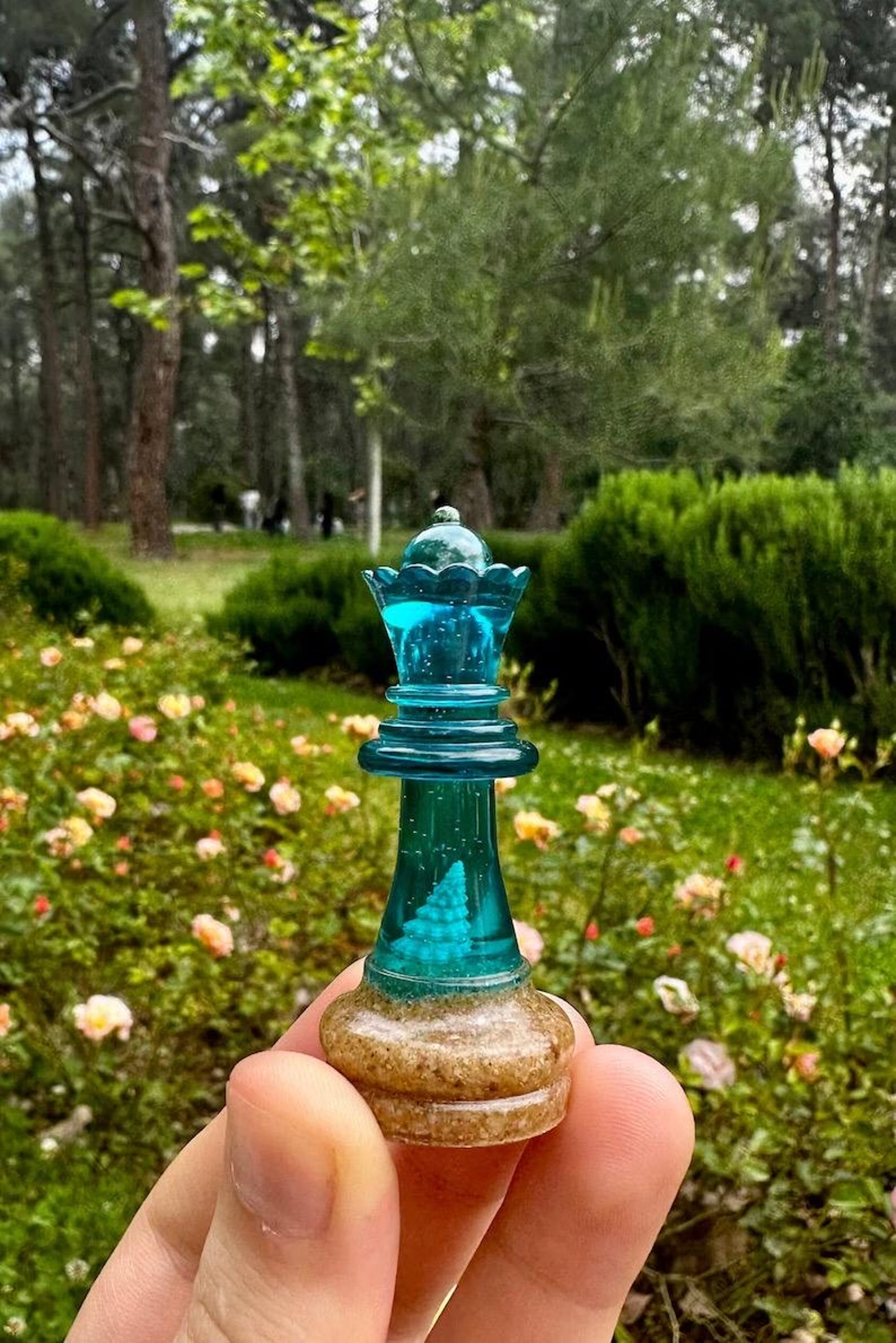 Beach Chess Set, Ocean Beach Themed Resin Chess Board and Pieces ...