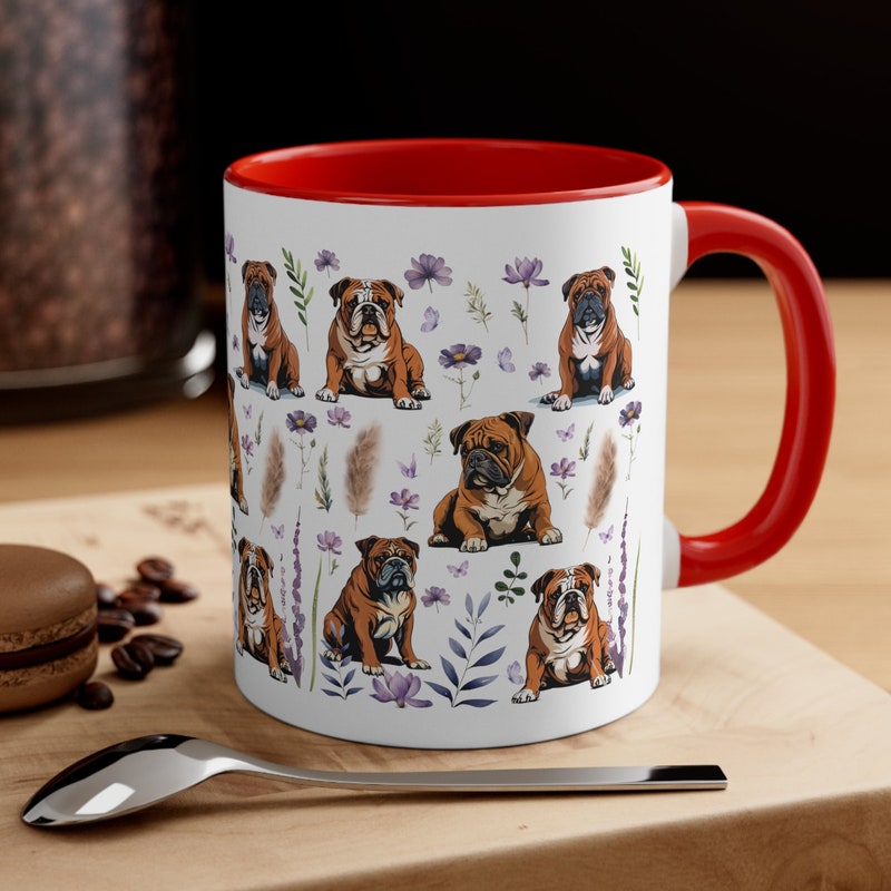 Bulldog Coffee Mug - Etsy