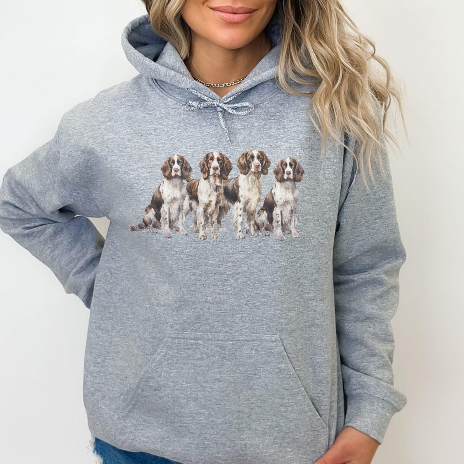 English Springer Spaniel Hoodie Springer Spaniel Hooded Sweatshirt ...