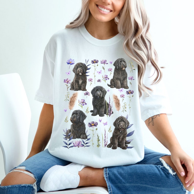 Black Labradoodle Shirt Labradoodle Gifts Dog Mom Gifts Labradoodle ...