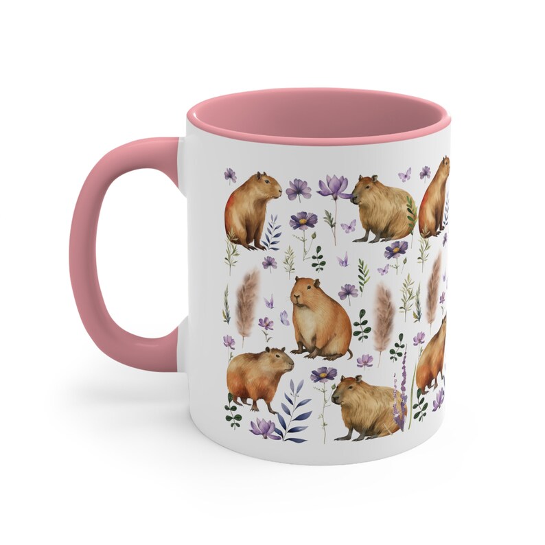 Capybara Mug Kawaii Mugs Capybara Coffee Cup Capybara Lover Coffee Mug ...