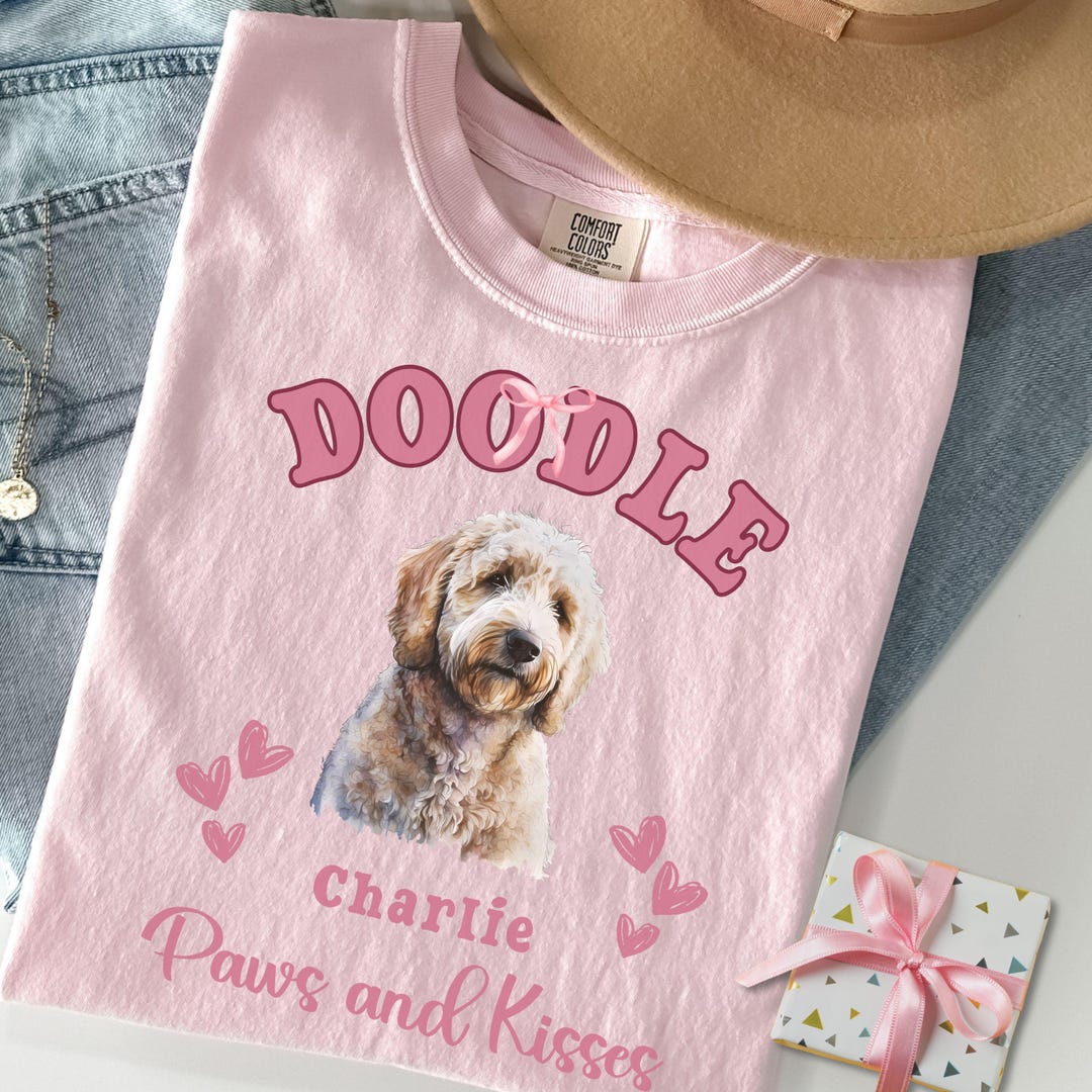 Personalized Goldendoodle Shirt Goldendoodle Valentines Day Gift ...