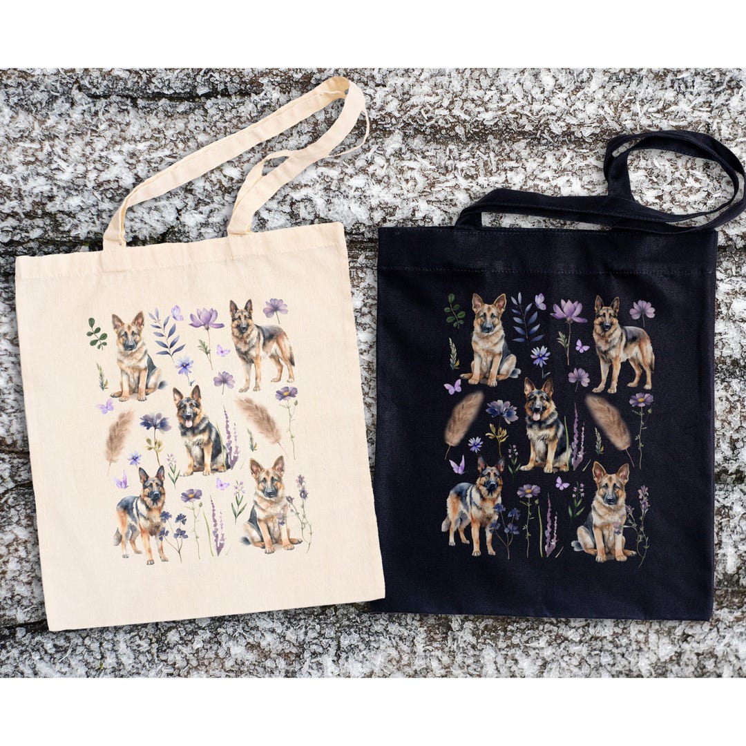 German Shepherd Tote German Shepherd Bag Shepherd Carry Bag German ...