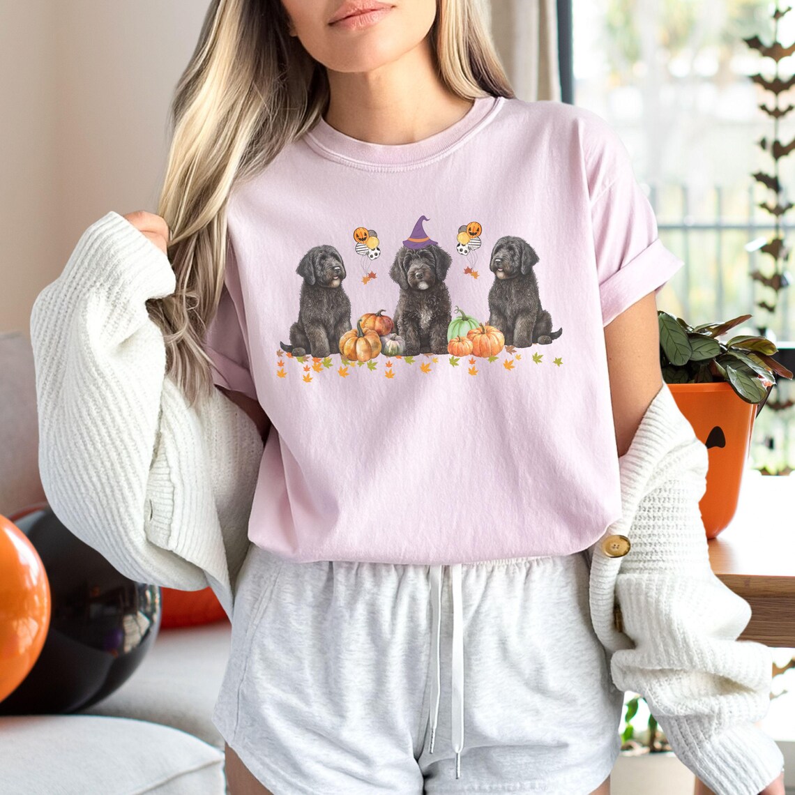 Comfort Colors Black Labradoodle Shirt Halloween Shirt Labradoodle ...
