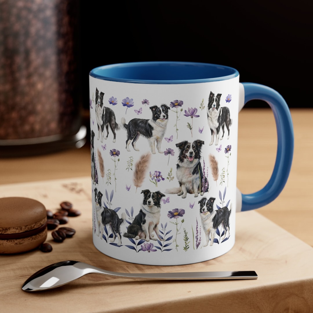 Border Collie Mug Border Collie Coffee Cup Border Collie Coffee Mug ...