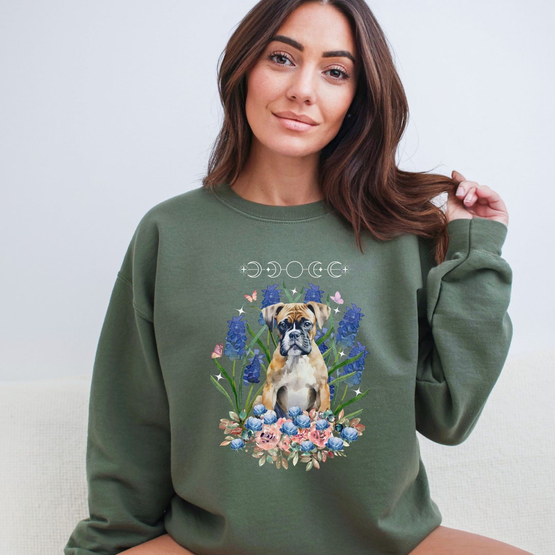 Boxer Dog Sweatshirt Boxer Dog Sweater Boxer Dog Gifts Boxer Mom ...