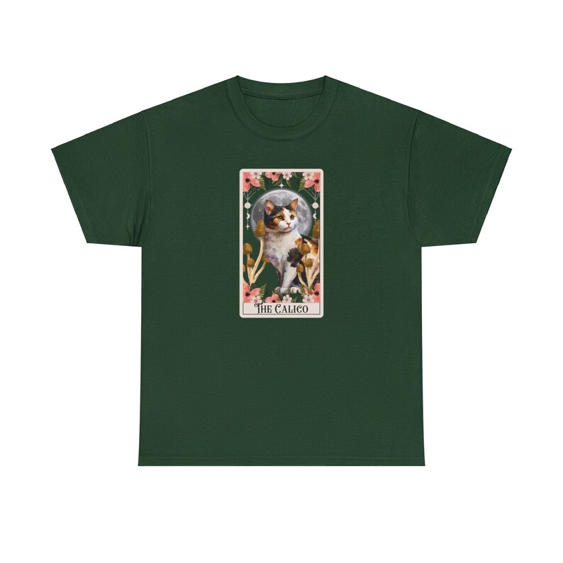 Calico Cat Shirt Calico Shirt Tarot Card Shirt Calico Cats Tshirt Tarot ...