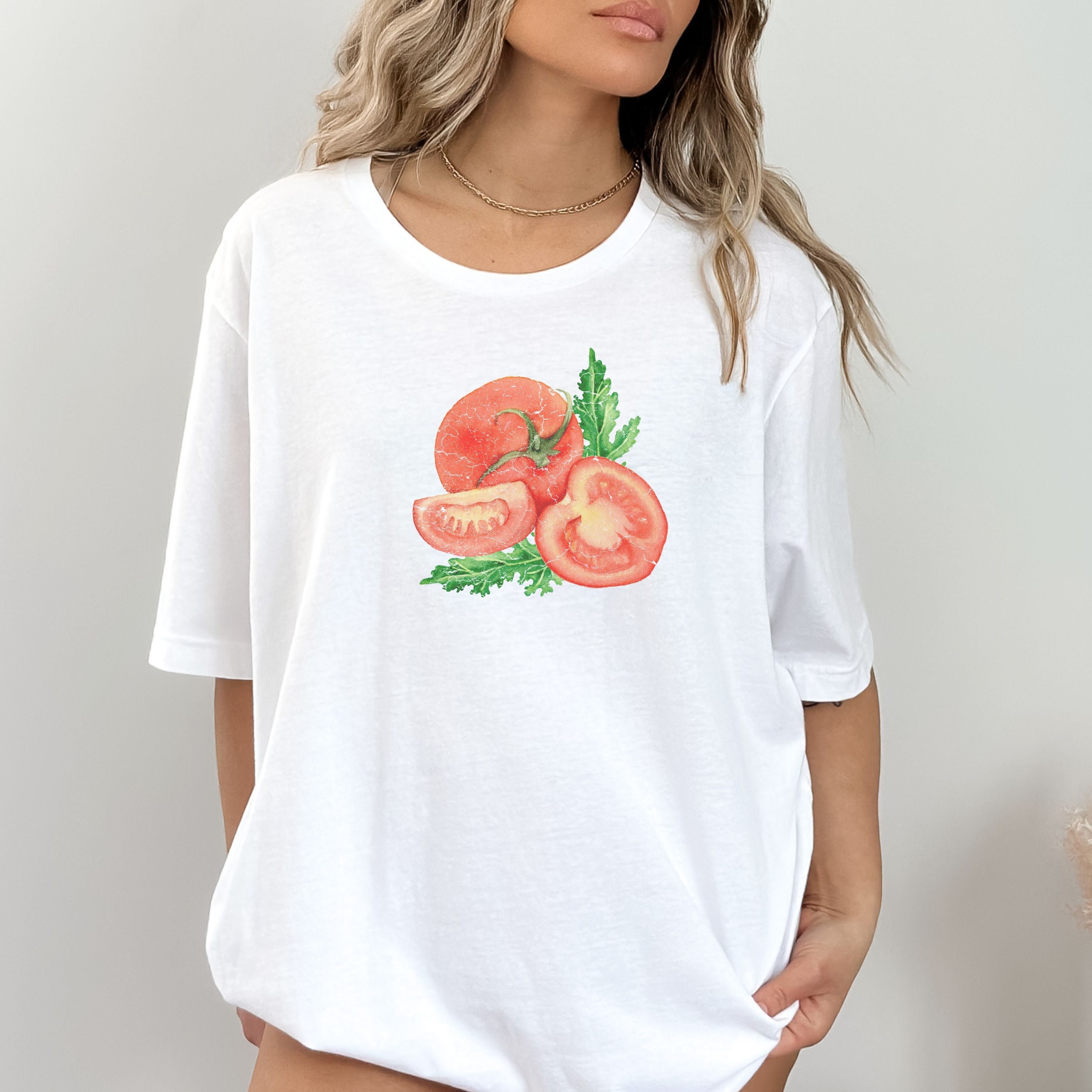 Vintage Tomato Shirt Tomato Girl Tomato Gift Retro Tomato Cooking Shirt ...