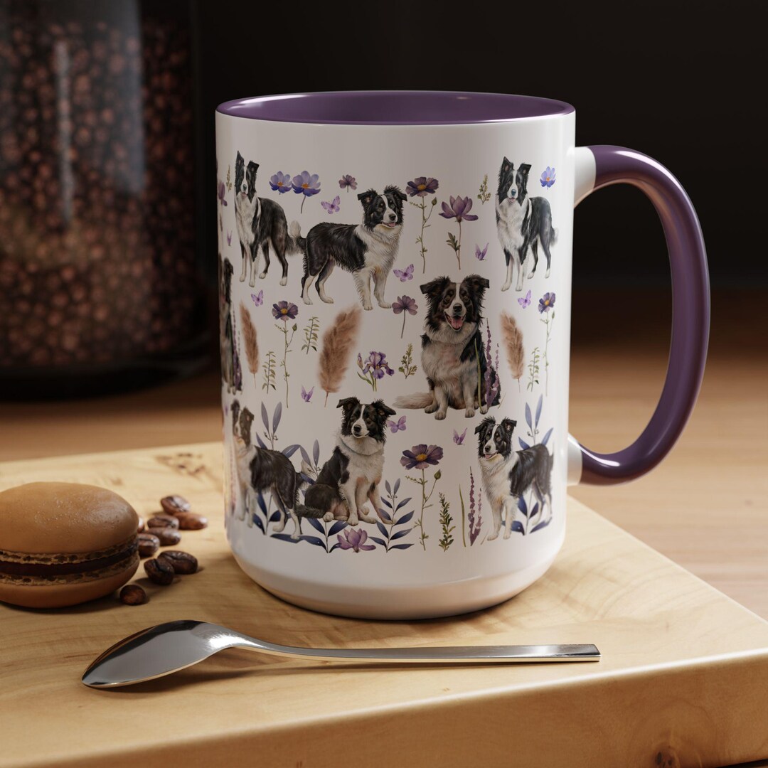 Border Collie Mug Border Collie Coffee Cup Border Collie Coffee Mug ...