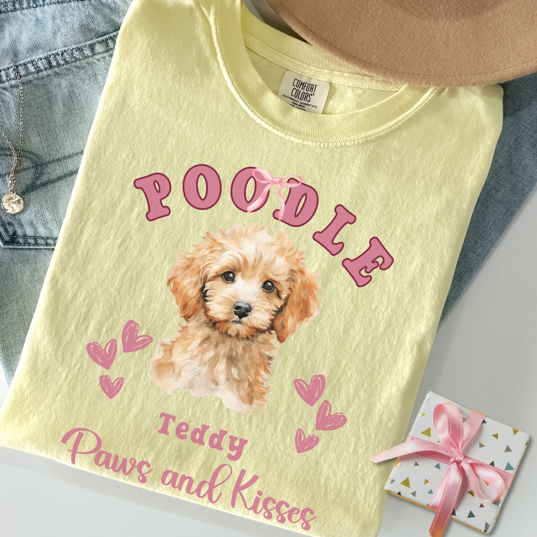 Personalized Poodle Shirt Poodle Valentines Day Gift Poodle Mom Poodle ...