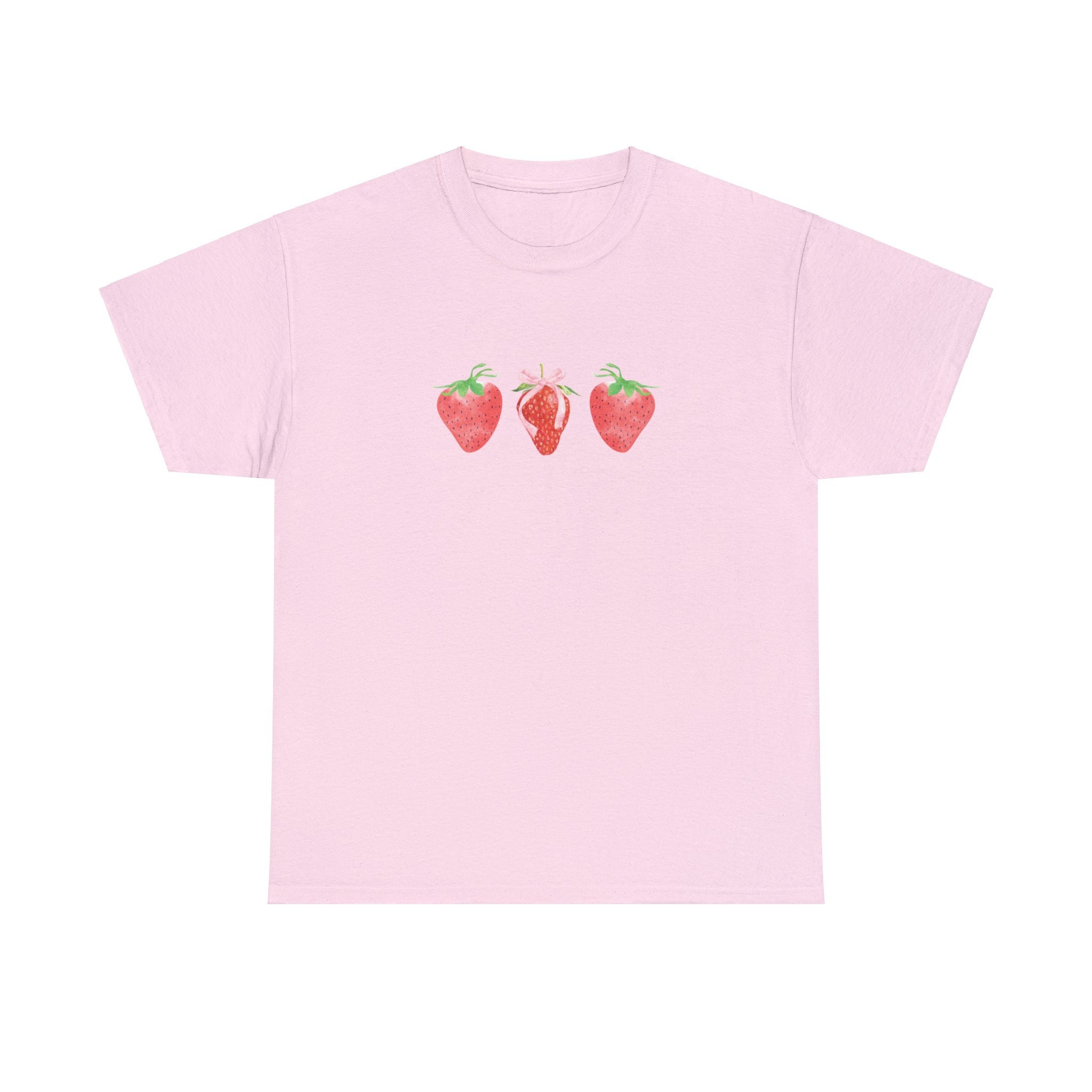 Strawberry Shirt Kawaii Strawberry Tshirt Coquette Shirt Coquette ...