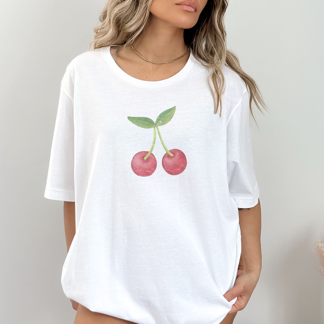 Vintage Cherry Shirt Vintage Fruit T-shirt Cherry T Shirt Fruit Tee ...