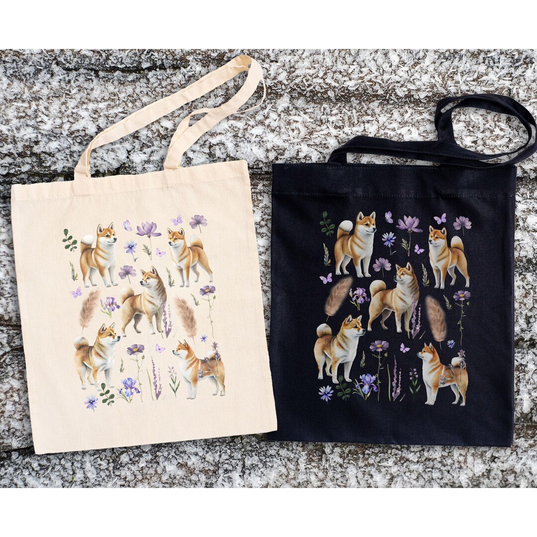 Shiba Inu Dog Tote Shiba Dog Bag Shiba Inu Carry Bag Shiba Inu Lover ...