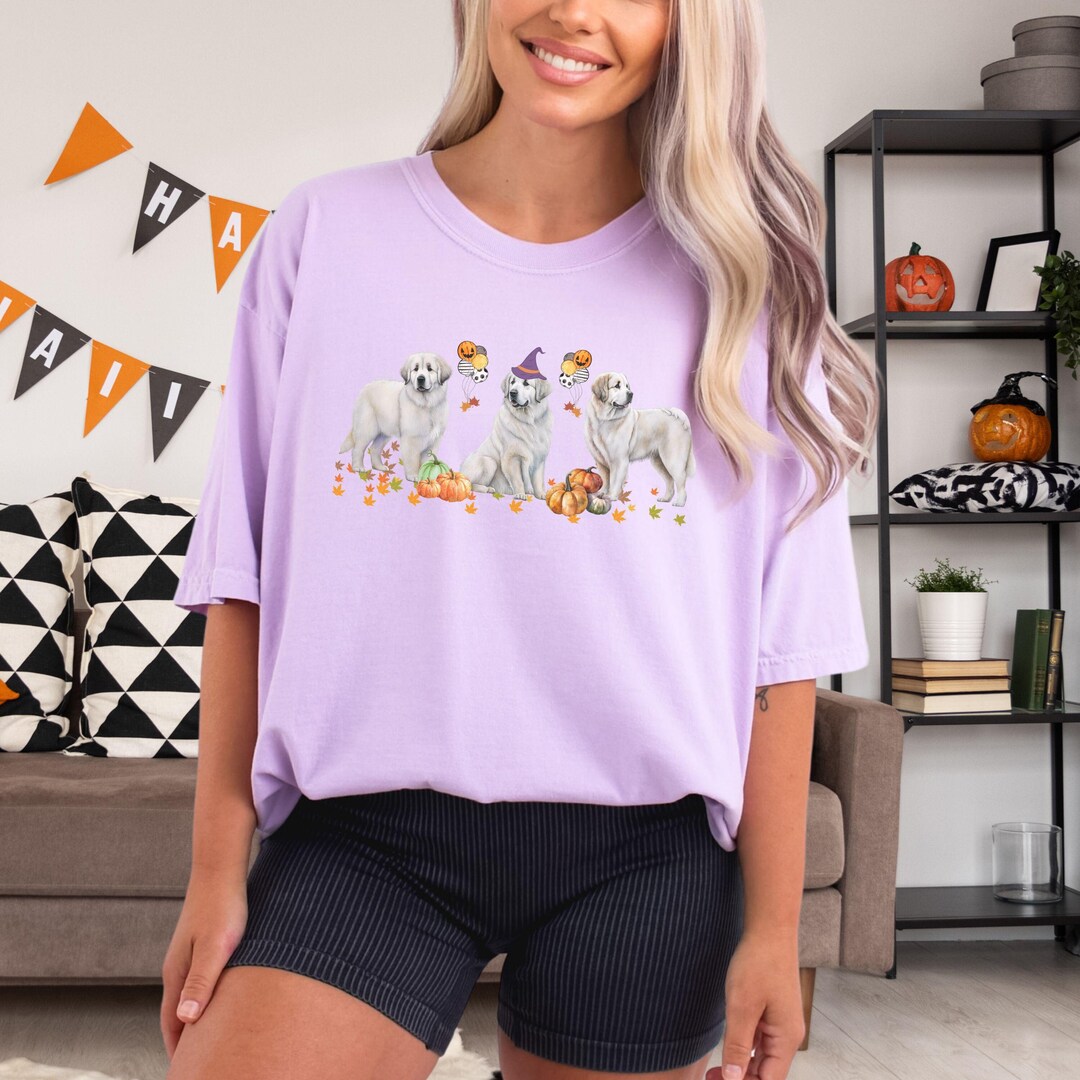 Comfort Colors Great Pyrenees Shirt Halloween Shirt Great Pyrenees ...