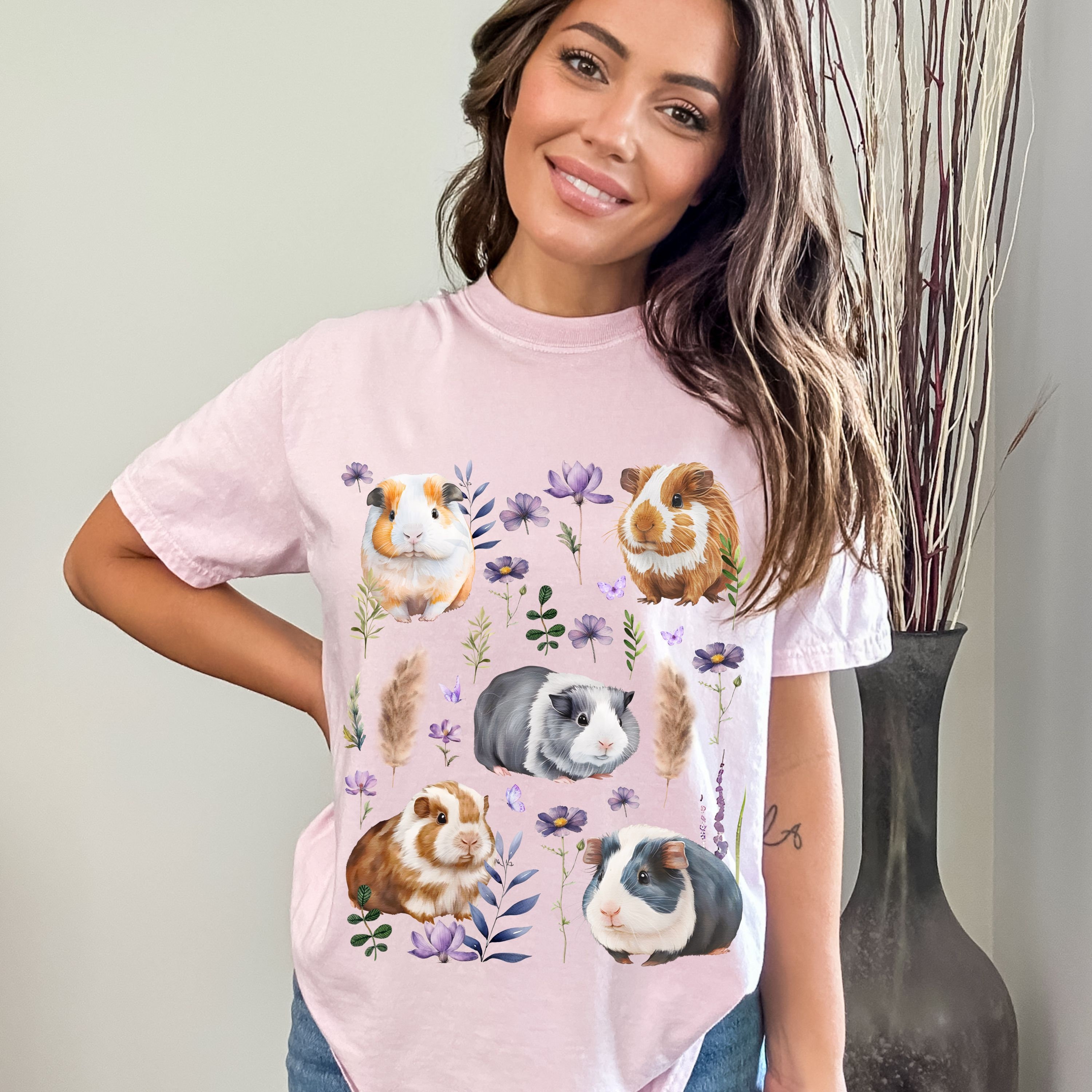 Guinea Pig Shirt Guinea Pig Shirts Cottage Core Shirt Kawaii Clothes ...