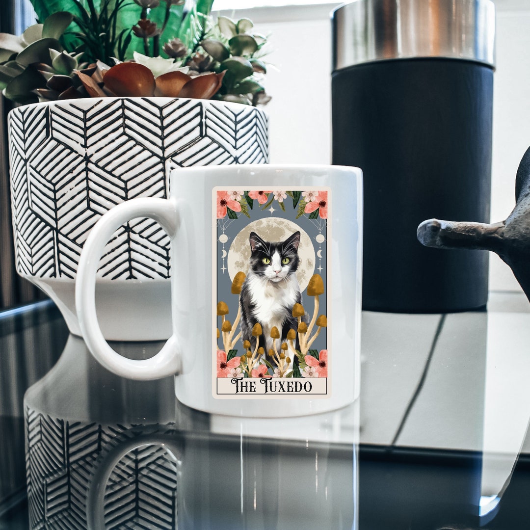 Tuxedo Cat Mug Tuxedo Cats Coffee Cup Tuxedo Cat Gifts Tuxedo Mom Mug ...