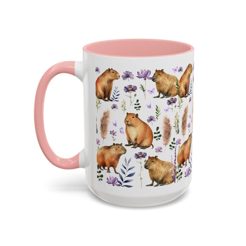 Capybara Mug Kawaii Mugs Capybara Coffee Cup Capybara Lover Coffee Mug ...
