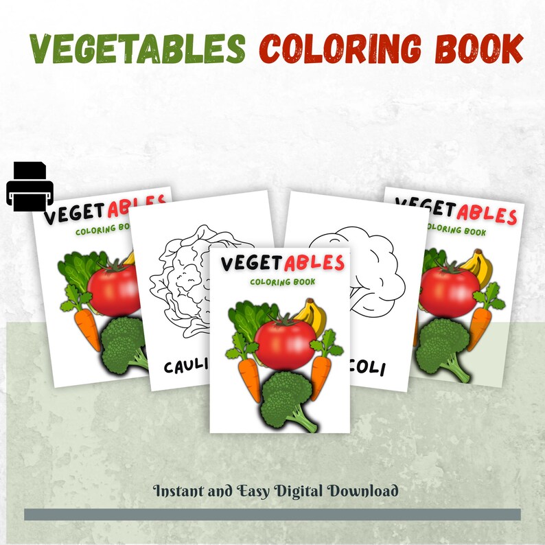 Fruits Vegetables Coloring Pages for Kids | Printable Toddlers ...