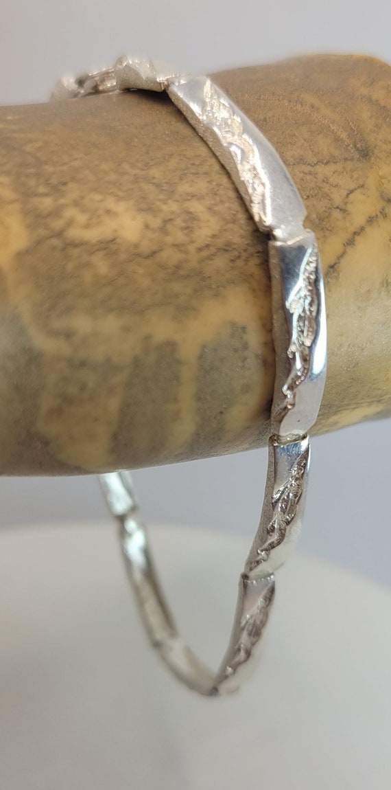 Vintage hand cast sterling - Gem