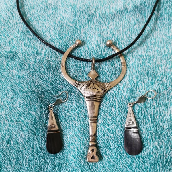 Tuareg Ebony Pendant - Etsy