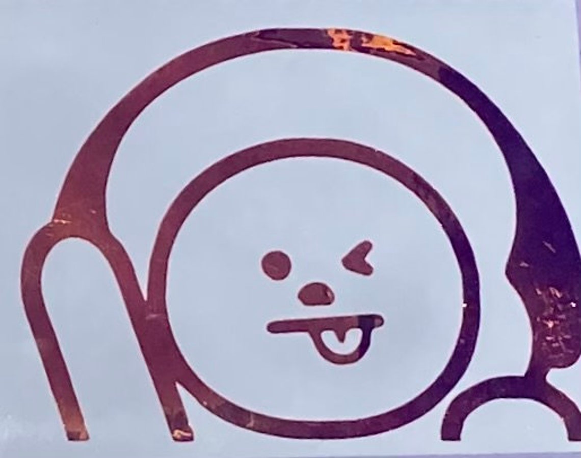 BT21 Chimmy Car/window Decal - Etsy