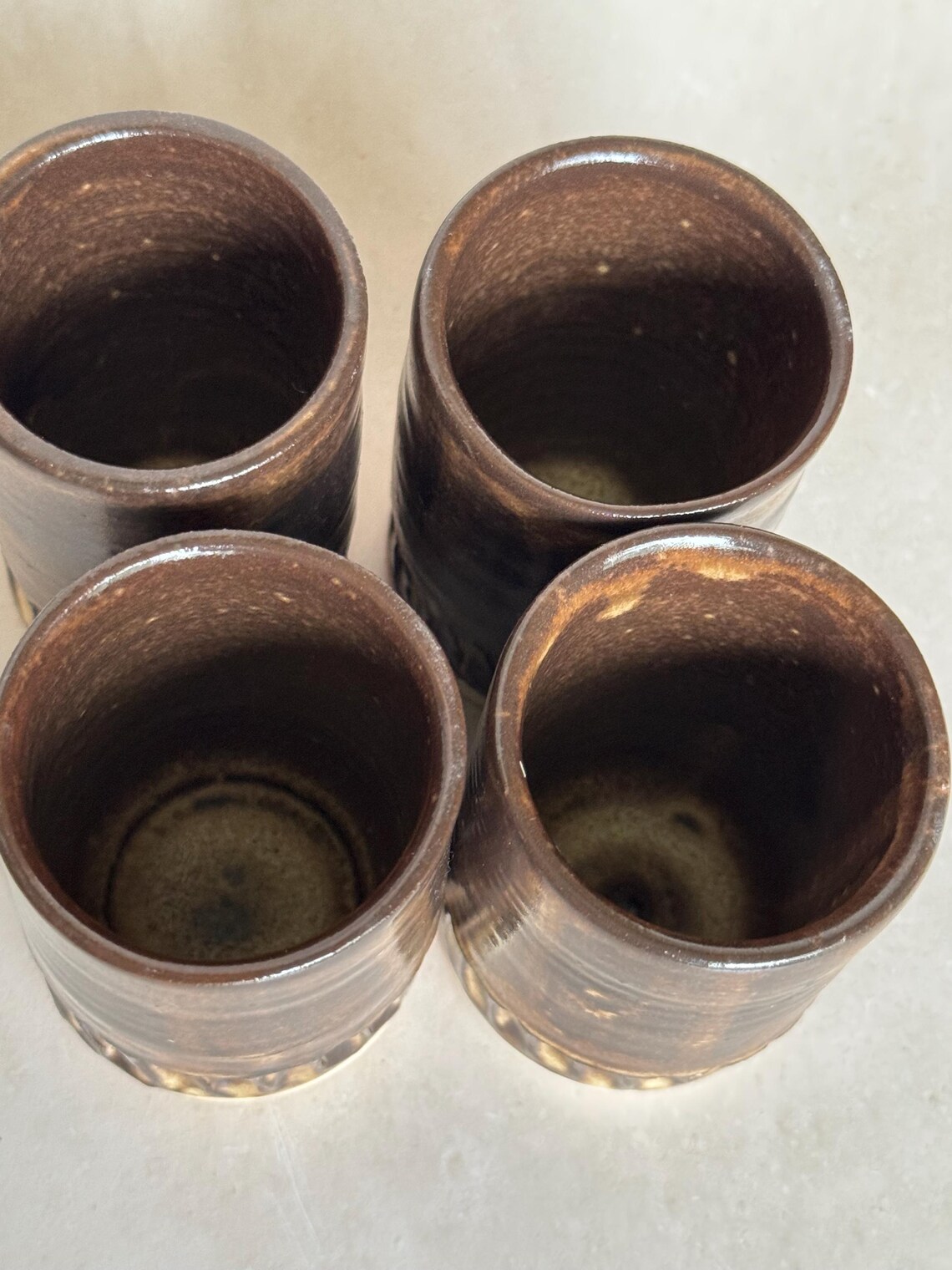 Ceramic Shot Glasses- Set of 4 - Etsy