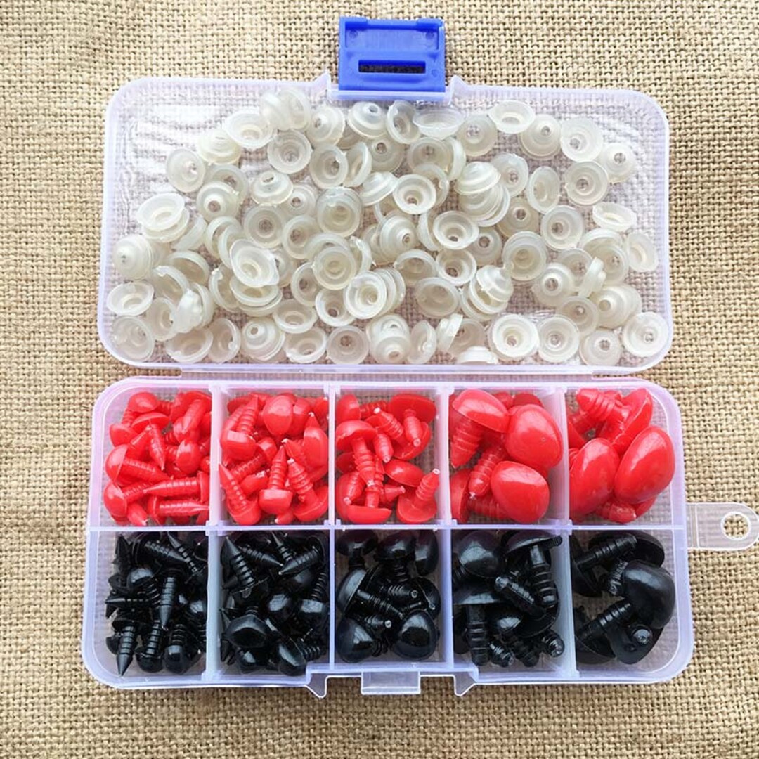 Safety Noses Mixed Colour for Amigurumi Dolls | Crochet Craft Supplies ...