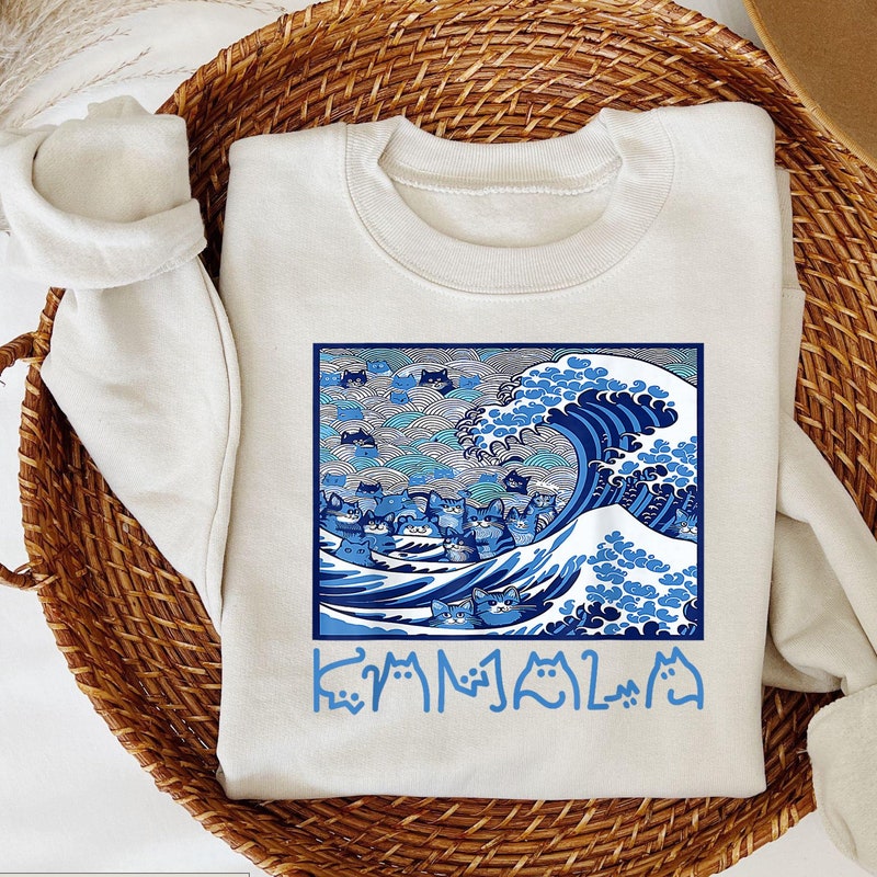 Japanese Female With Cats - Etsy