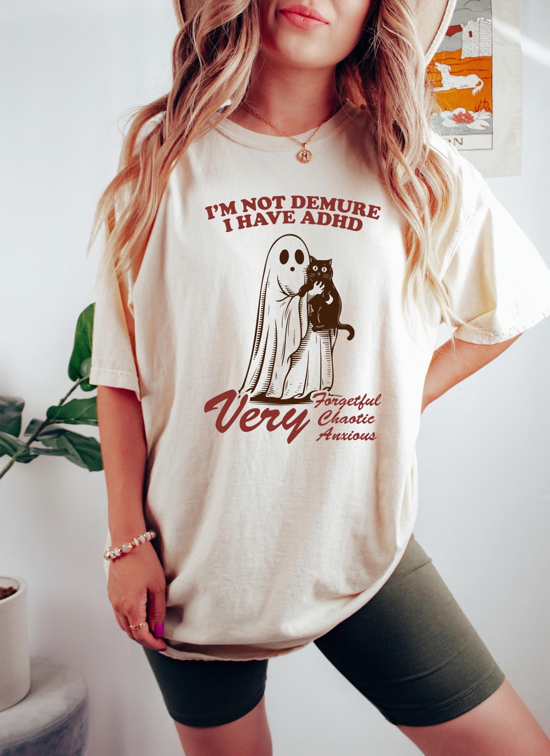 I’m Not Demure I Have ADHD Shirt, Demure Trend Shirt, Funny Halloween ...
