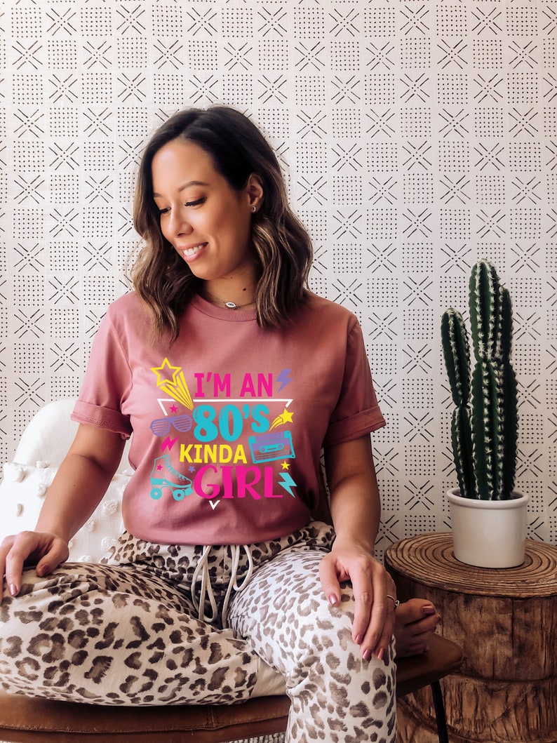 80's Kinda Girl Shirt 80's Fashion Made in the - Etsy