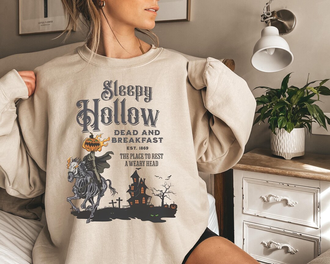 Vintage Halloween Scary Sweatshirt Sleepy Hollow Sweatshirt Headless ...