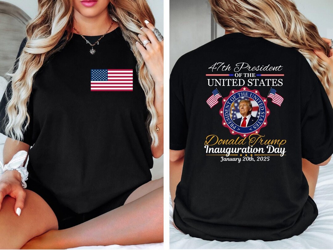 Trump Inauguration Day Shirt, Trump 47th President Shirt, Inauguration ...