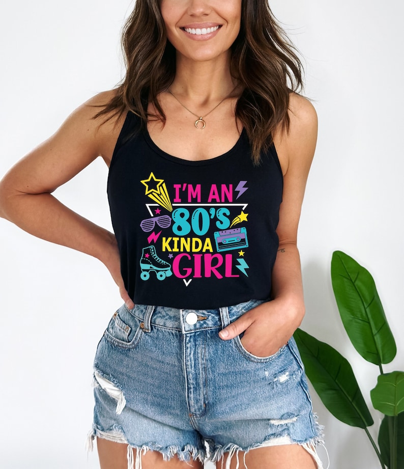 80's Kinda Girl Shirt 80's Fashion Made in the - Etsy