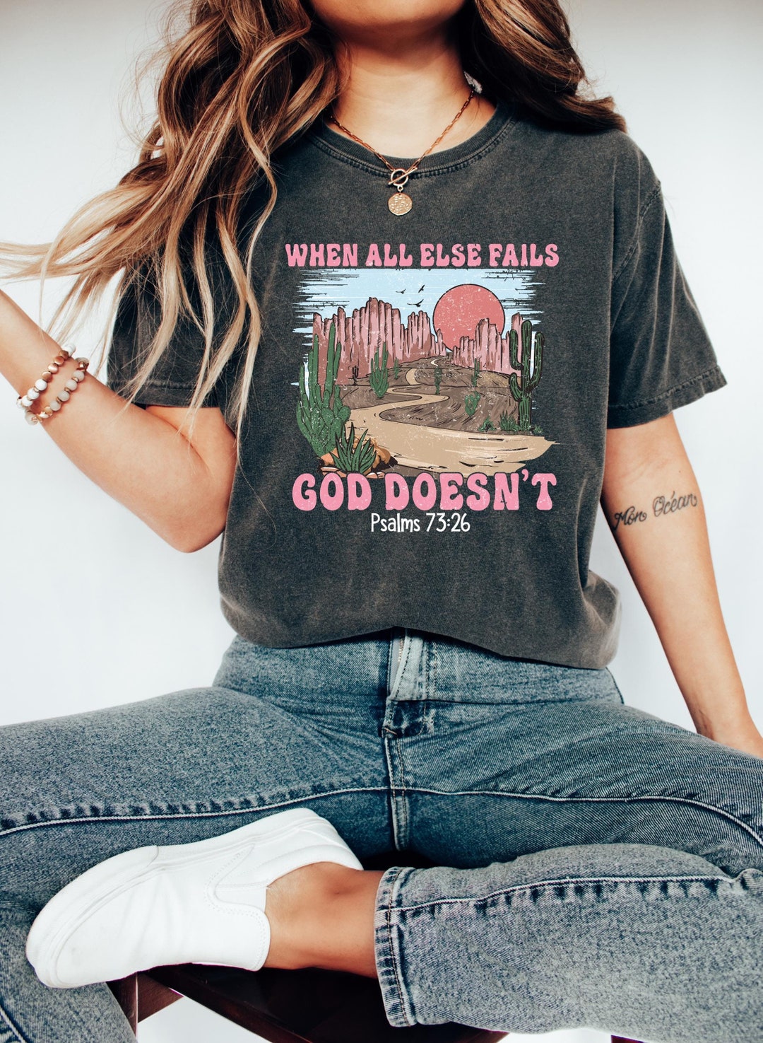 When All Else Fails God Doesn't T-shirt, Bible Verse Shirt, Religious ...