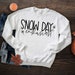 Snow Day Enthusiast Shirt,fun Teacher Winter Holiday Sweatshirt,winter ...
