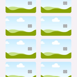 Credit Card Skin, Debit Card Skin, Credit Card Skin Template, Debit ...