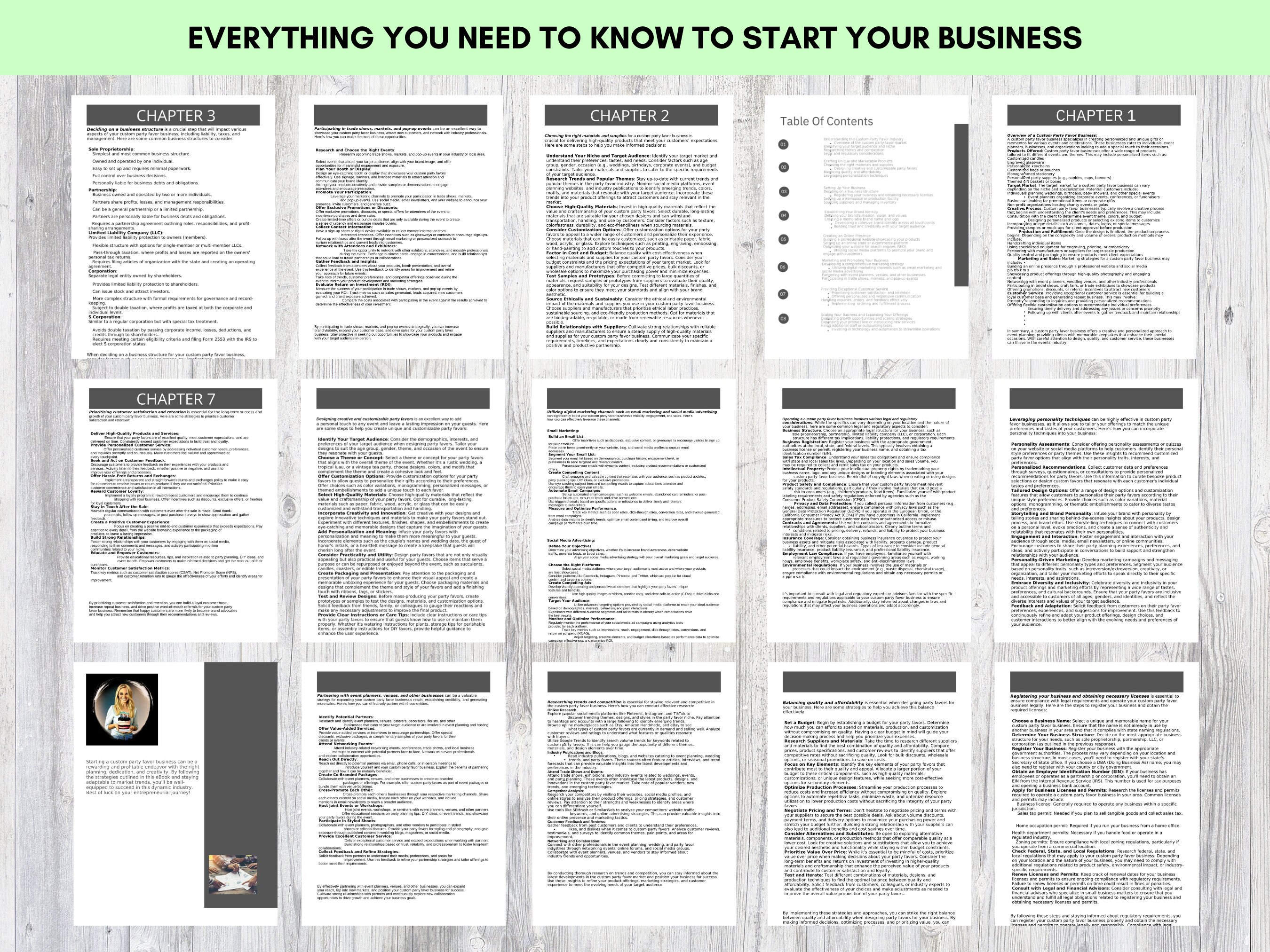 The Ultimate Guide to Starting A Custom Party Favor Business Ebook ...