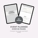 Event Planner, Printable Event Planner, Digital Download, Event ...
