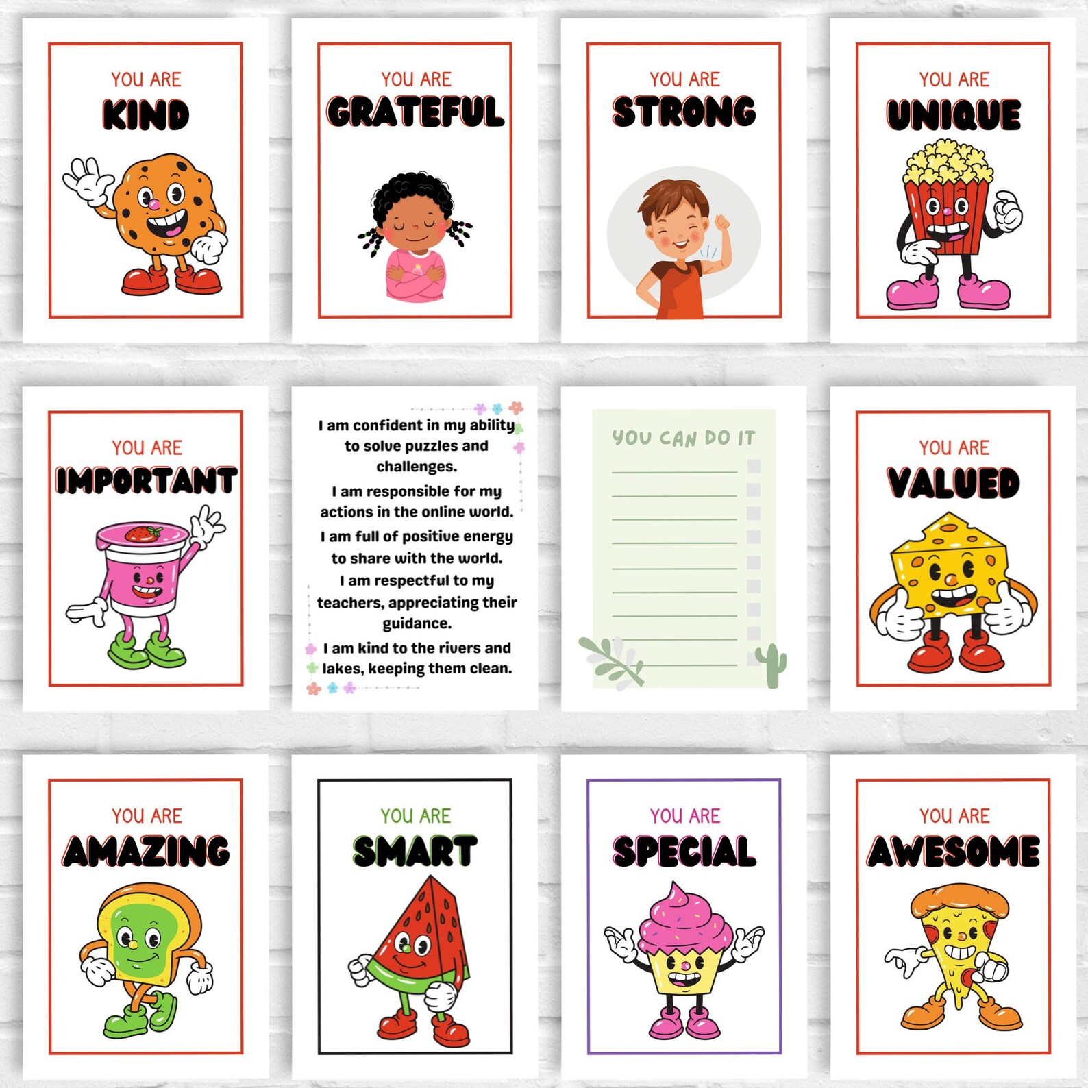 300 Affirmations for Children, Daily Affirmations, Kids Daily ...