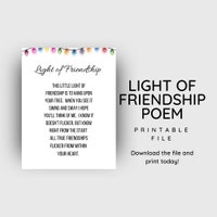 A Teachers Light Poem, Teacher Gift, Digital Download, Printable Poem ...