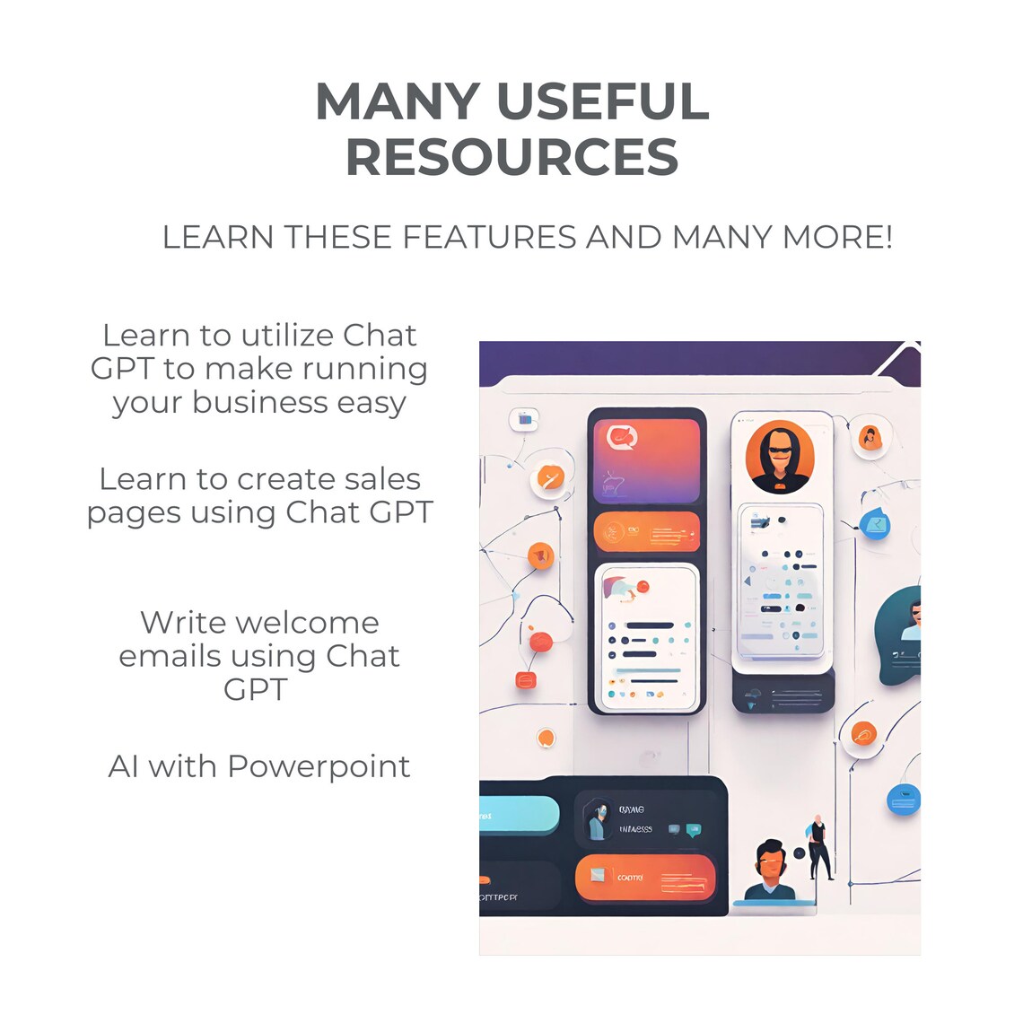 Chat GPT Masterclass, AI Course, Learn AI, Done for You, Resell Rights ...