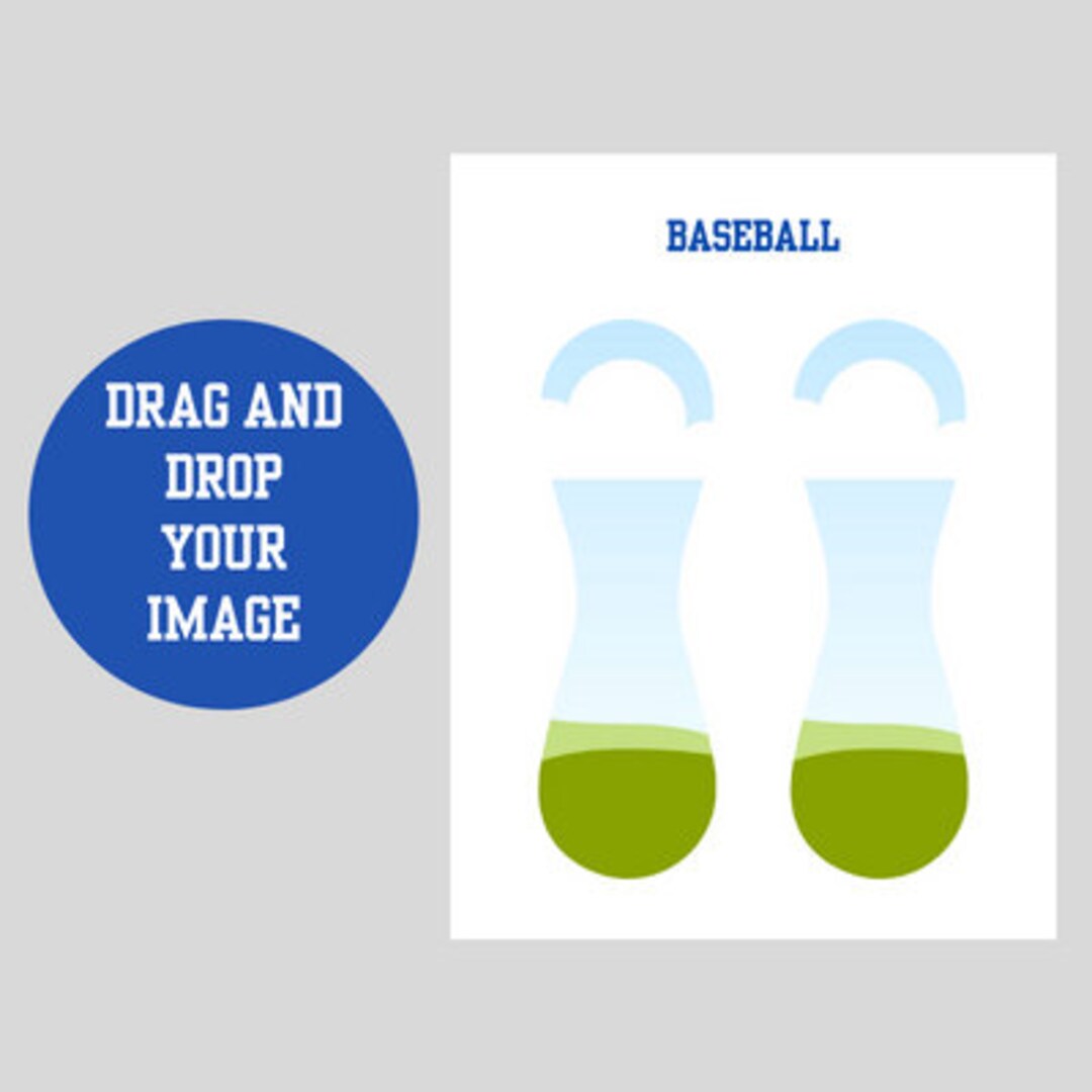 Custom Baseball Panel Template, Drag and Drop Canva Template, Baseball ...
