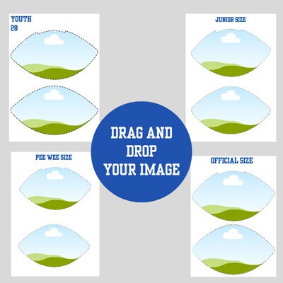 Custom Football Panel Template, Drag and Drop Canva Template, Football ...