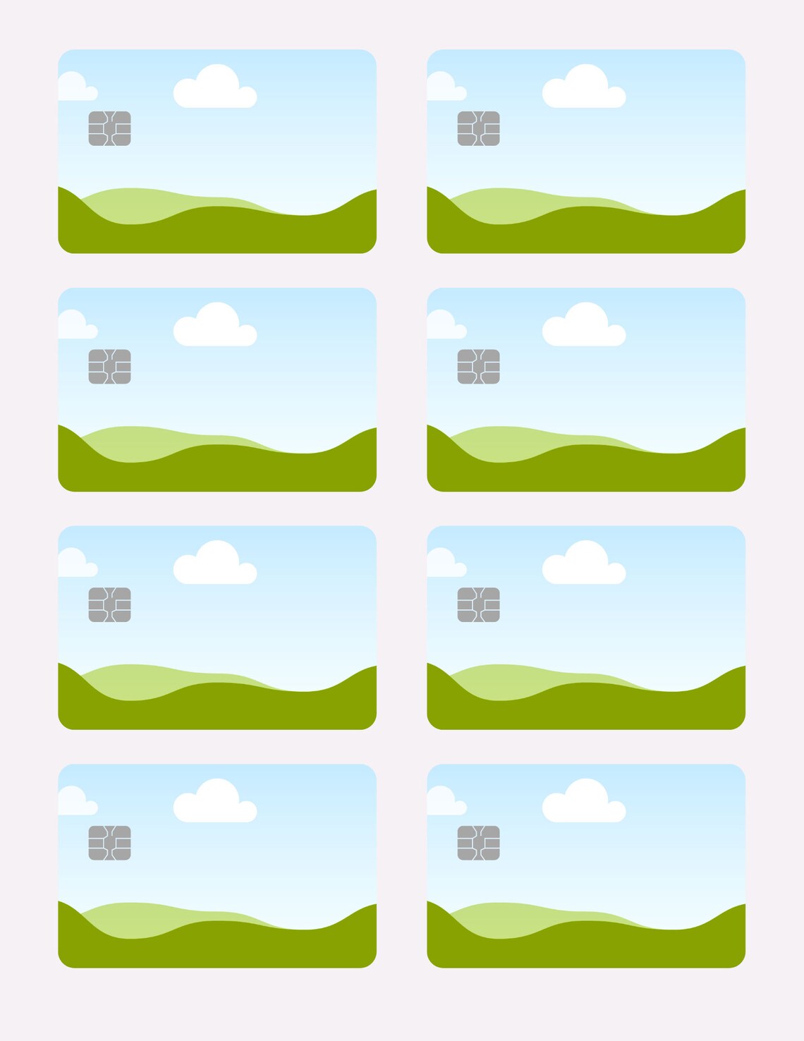 Credit Card Skin, Debit Card Skin, Credit Card Skin Template, Debit ...