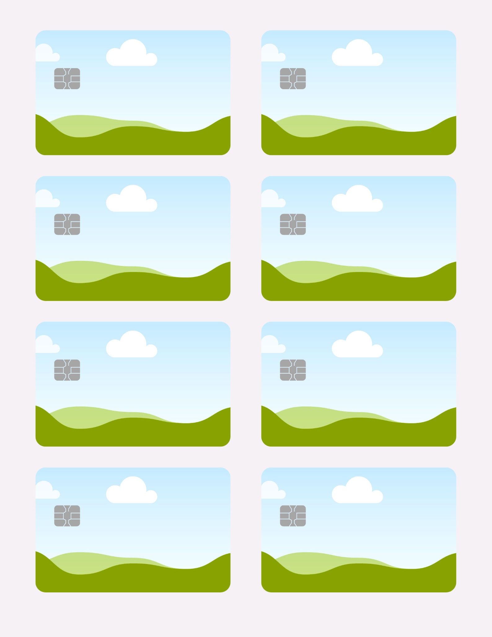 Credit Card Skin, Debit Card Skin, Credit Card Skin Template, Debit ...