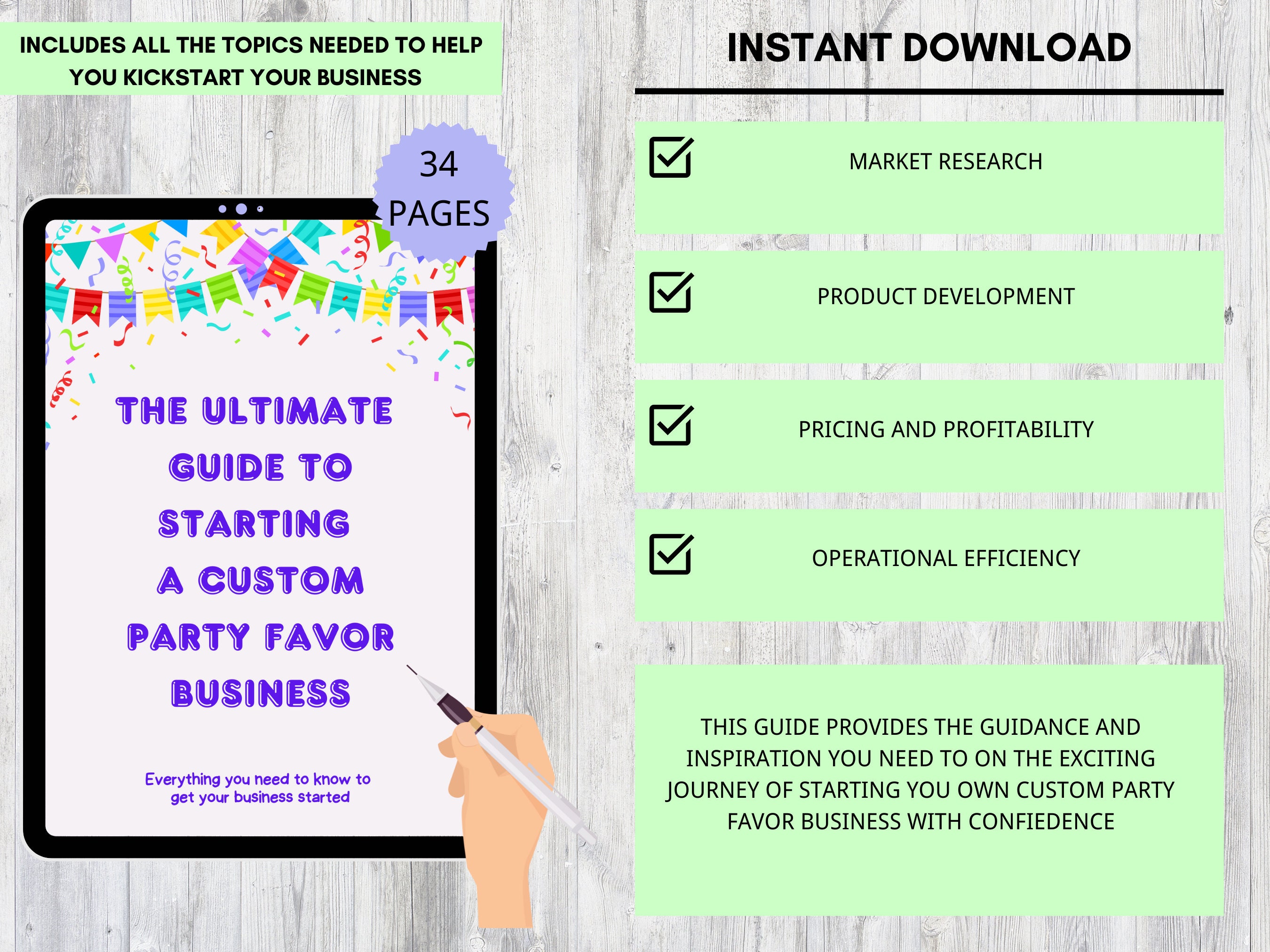 The Ultimate Guide to Starting A Custom Party Favor Business Ebook ...