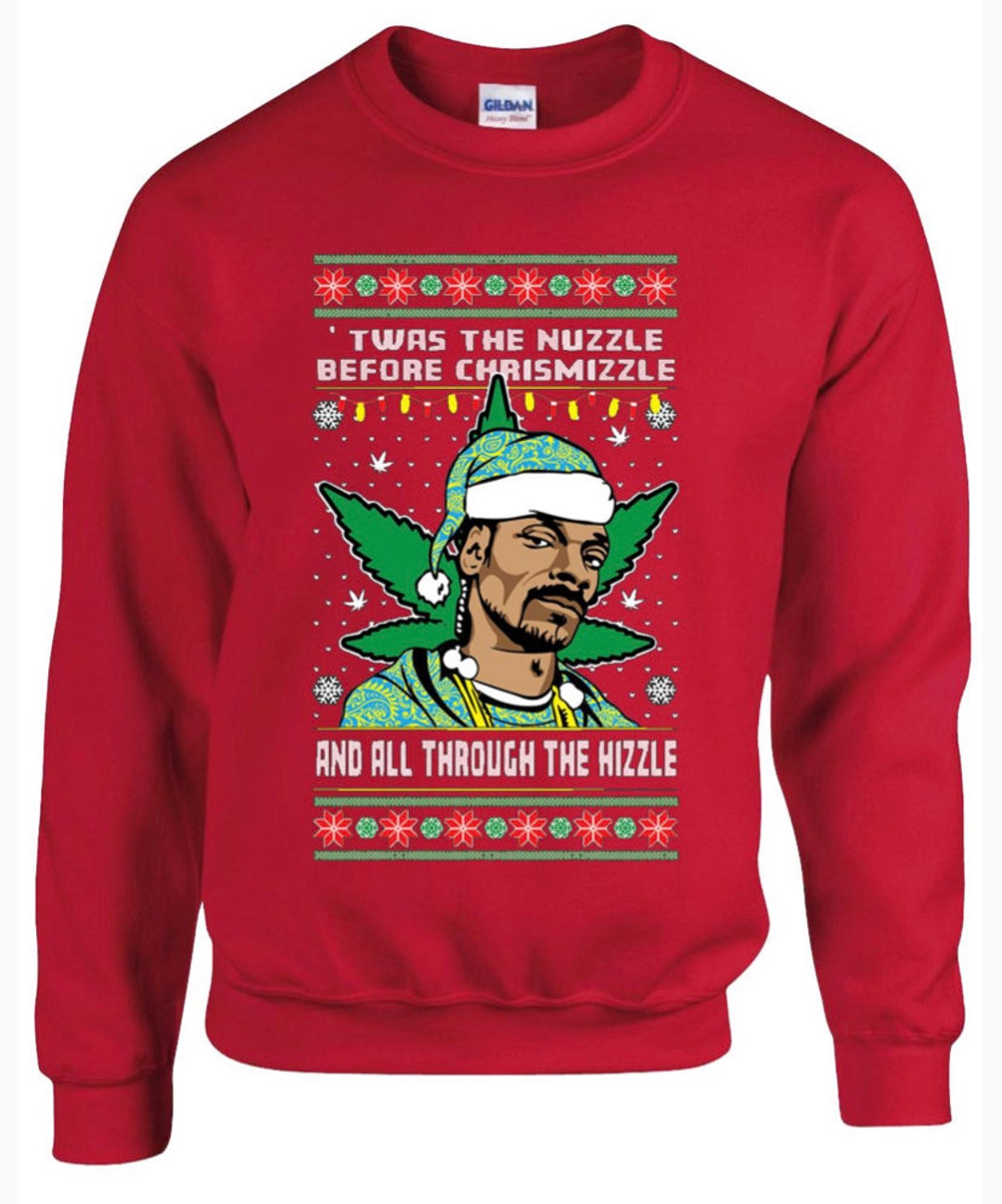 Twas the Nuzzle Before Chrismizzle and All Througgh the Hizzle - Etsy UK